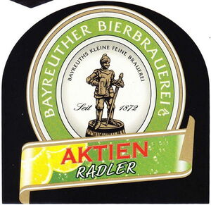 Drink Label: Aktien Radler (Bayreuther Bierbrauerei AG, Germany, Federal RepublicCol:DE-BEER-029962