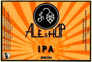 Drink Label: Ale & Hop Ipa (Brasserie Ale & Hop, FranceCol:FR-BEER-000883