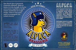 Drink Label: Alpaca Blanche (Brasserie Alpaca, FranceCol:FR-BEER-000915