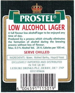 Drink Label: Prostel (G. Wörner Bürgerbräu Bamberg, Germany, Federal ...