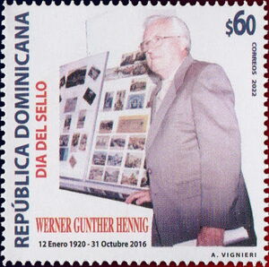 Stamp: Stamp Day 2022 : Werner Gunther Hennig (Dominican RepublicSn:DO ...