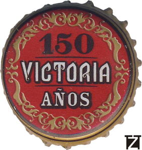 Bottle Cap: Victoria 150 anos (Grupo Modelo, MexicoCol:BE-MX-00486