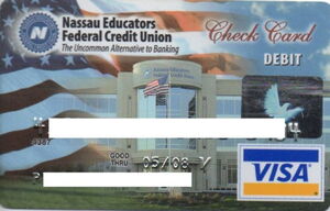 Bank Card: Check Card (Nassau Educators Federal Credit Union, United ...