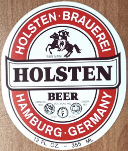 Drink Label: Holsten Beer (Holsten-Brauerei AG, Germany, Federal ...
