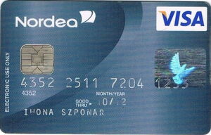 Bank Card: Nordea (Nordea Bank Polska S.A., PolandCol:PL-VI-0173.02