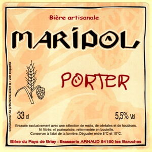Drink Label: Maripol Porter (Brasserie Arnaud, FranceCol:FR-BEER-001239