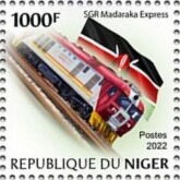 Stamp: SGR Madaraka Express (Niger(African Trains (2022)) Yt:NE 6975