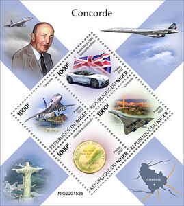 Stamp: Concorde (Niger(Concorde (2022)) Yt:NE 6980-6983
