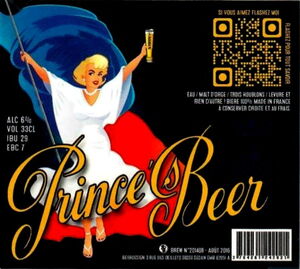 Drink Label: Prince's Beer (Brasserie Artésienne, FranceCol:FR-BEER-001317