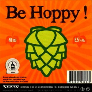 Drink Label: Be Hoppy! (Brasserie Artésienne, FranceCol:FR-BEER-001331