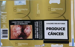 Cigarette Pack: Harmony Dorado (Argentina(Harmony Dorado) Col:AR-CT-4282 🚬