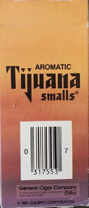 Cigarette Pack: Tijuana Smalls (United States of AmericaCol:US-CG-0007