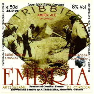 Drink Label: A Tribbiera Embria (Brasserie A Tribbiera, FranceCol:FR ...