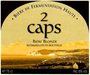Drink Label: 2 Caps (Brasserie Artisanale des 2 Caps, FranceCol:FR-BEER ...