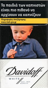 Cigarette Pack: Davidoff White 2022 (Greece(Davidoff White 2022) Col:GR ...