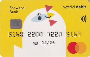 Bank Card: MasterCard World Debit (Forward Bank, UkraineCol:UA-MC-0908