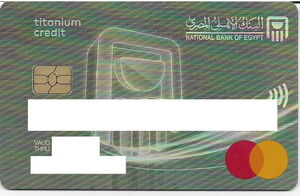 Bank Card: NBE Titanium Credit (National bank of Egypt, EgyptCol:EG-MC-0054