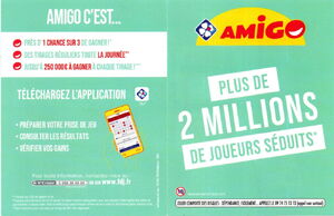 Lottery Ticket: Amigo (La Francaise des Jeux, France(Dépliant de Jeu ...