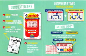 Lottery Ticket: Amigo (La Francaise des Jeux, France(Dépliant de Jeu ...