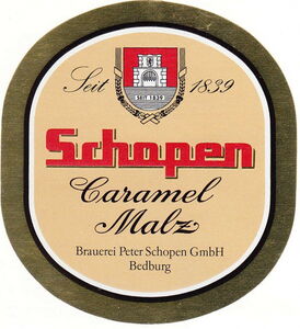Drink Label: Schopen Caramel Malz (Brauerei Peter Schopen, Germany ...