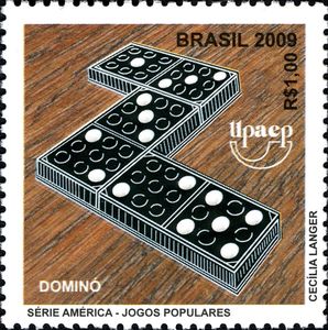 Stamp: Dominos (Brazil(America Issue: Traditional Games) Mi:BR 3658,Sn ...