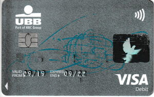 Bank Card: UBB Visa Debit Art Design - 0319 (United Bulgarian Bank ...