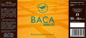 Etiqueta de bebida: Baca Version Ipa (Brasserie BACA, FranciaCol:FR ...