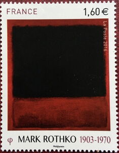 Stamp: Mark Rothko 1903-1970 (France(Paintings 2016) Yt:FR 5030,Mi:FR ...