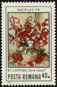 Timbre: Common Snapdragon (Antirrhinum majus), Ștefan Luchian (Roumanie ...