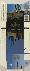 Cigarette Pack: Marlboro Lights (PeruCol:PE-CT-0084