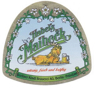 Drink Label: Habels Maibock (Berliner Kindl Brauerei AG, Germany, Federal RepublicCol:DE-BEER-023737