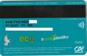 Bank Card: Zodiac - Libra (Credit Agricole Bank Polska, PolandCol:PL-VI ...