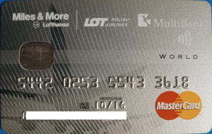 Bank Card: Miles & More (BRE Bank SA/MultiBank/mBank, PolandCol:PL-MC ...