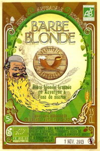 Drink Label: Barbe Blonde (Brasserie Barbaroux, FranceCol:FR-BEER-002005