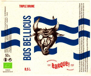 Drink Label: Bos Bellicus (Microbrasserie Barque!, FranceCol:FR-BEER-002035