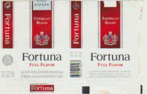 Cigarette Pack: Fortuna (Spain(Fortuna) Col:ES-CT-0094