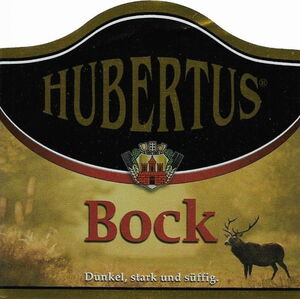 Drink Label: Hubertus Bock (Köthener Brauerei GmbH, Germany, Federal ...