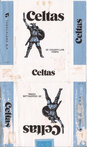 Paquet de cigarettes: Celtas (Espagne(Celtas) Col:ES-CT-0133 🚬
