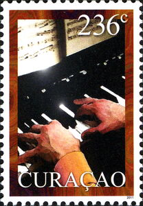 Timbre: Musical Instruments - Piano (Curaçao(Instruments de musique) Mi ...