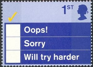 Stamp: Oops! (United Kingdom of Great Britain & Northern Ireland ...