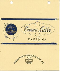 Chocolate Wrapper: Engadina Milk (Cioccolata Engadina, ItalyCol:IT-00579