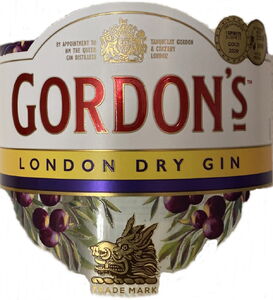 Drink Label: Gordon's London Dry Gin (Gordon Alexander & Son, United ...