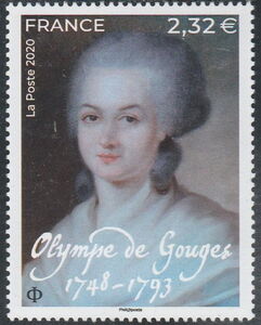Stamp: Olympe de Gouges(1748-1793), Women's Rights Campaigner (FranceYt ...
