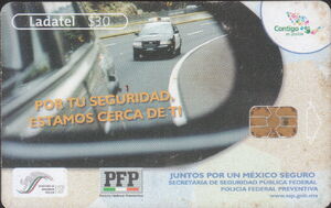 Tarjeta Telefónica: PFP- Por Tu seguridad estamos cerca de ti (Telmex ...