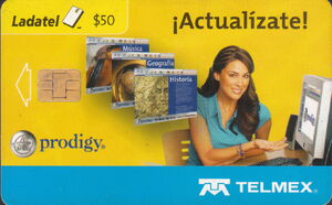 Phonecard: Prodigy - Actualízate (Telmex - Ladatel, Mexico(07 - Telmex ...