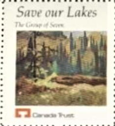 Stamp: Save our Lakes 1 (Canada: Cinderella Stamps(Canada Trust) Col:CA ...