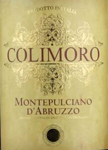 Drink Label: Colimoro Montepulciano D'Abruzzo DOC (Colimoro Winery ...