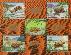 Stamp: Turtles (Abkhazia(Turtles) Mi:AB BL24