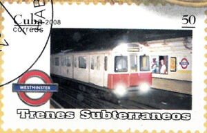 Stamp: London Underground trains (Cuba(Subway) Mi:CU 5044