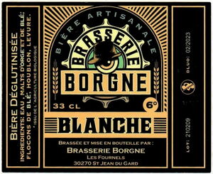 Drink Label: Blanche (Brasserie Borgne, FranceCol:FR-BEER-002976